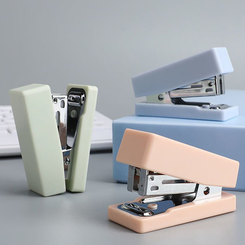 Brisk Pastel Small Stapler: Cute & Portable Stapling