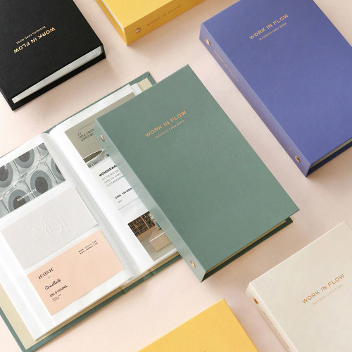 Iconic Business Card Holder Book: Organize 168 Cards