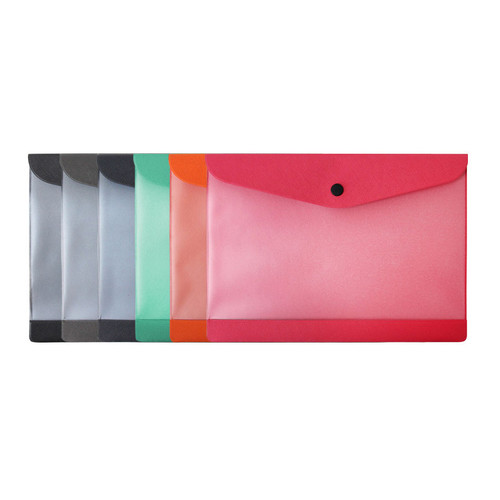 Fenice Premium A5 Clear Plastic Envelope File Folder