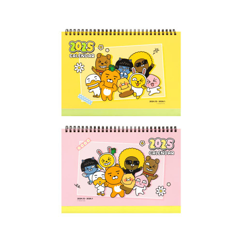 Kakao Friends 2025 Say Cheese Desk Calendar