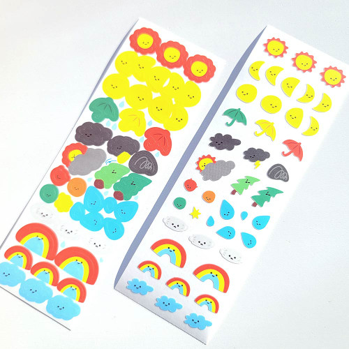 DALPAPER Today's Weather Slim Paper Sticker
