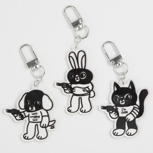 All New Frame Heart Gang Acrylic Keyring - Limited Edition