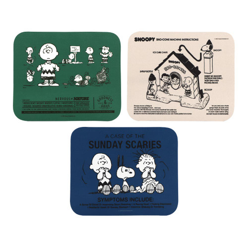 Snoopy Mouse Pad - 75 Years of Peanuts - Cute Neoprene Mat