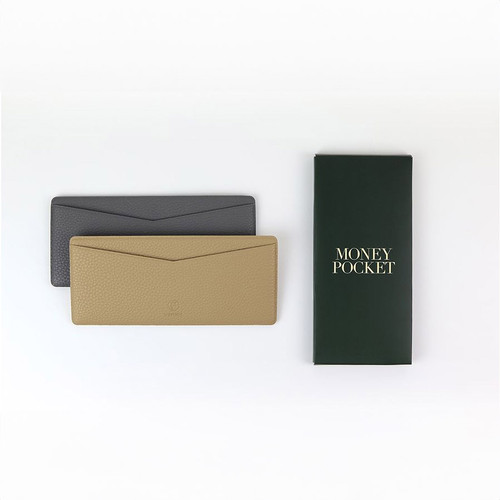Slim Money Pocket: Minimalist Cash, Gift Card & Check Holder