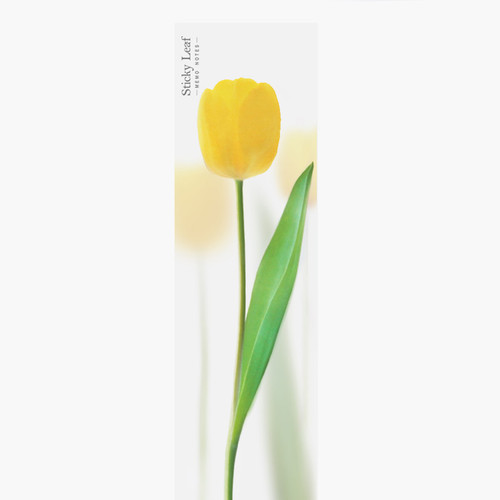 Appree Yellow tulip sticky memo notes - fallindesign