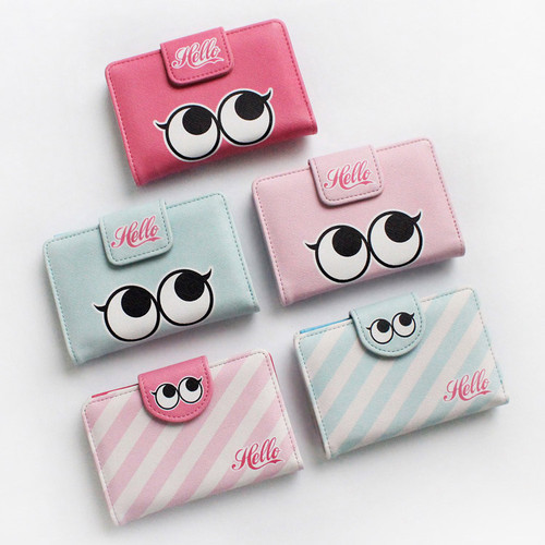 Afternoon Hello daily medium wallet with snap button closure