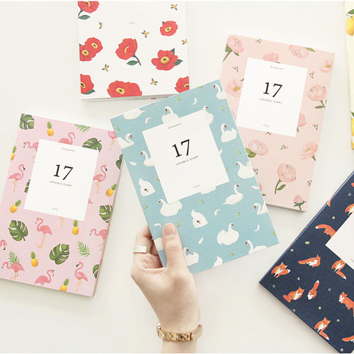 2017 Gunmangzeung Lovable weekly dated diary scheduler
