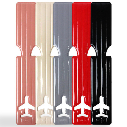 Fenice Airplane enamel travel luggage name tag - fallindesign