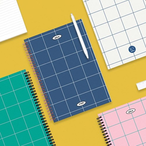 BNTP Nice two color spiral lined notebook - Fallindesign.com