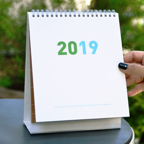 Jam studio 2019 Hello stand up desk calendar - Fallindesign