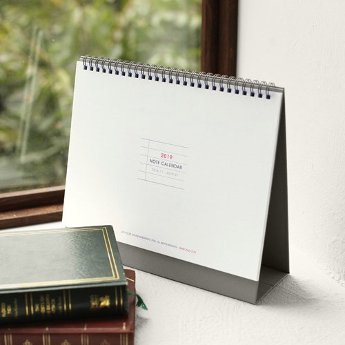 2NUL 2019 Note spiral desk flip calendar - Fallindesign.com