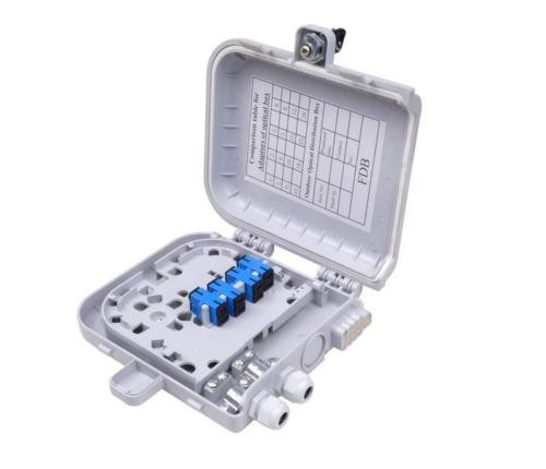 Fiber optic terminal box,PLC Distribution Box,8 Cores FTTH Box