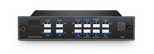 8 Channels 1470-1610nm Dual Fiber CWDM Mux Demux with Monitor Port ...