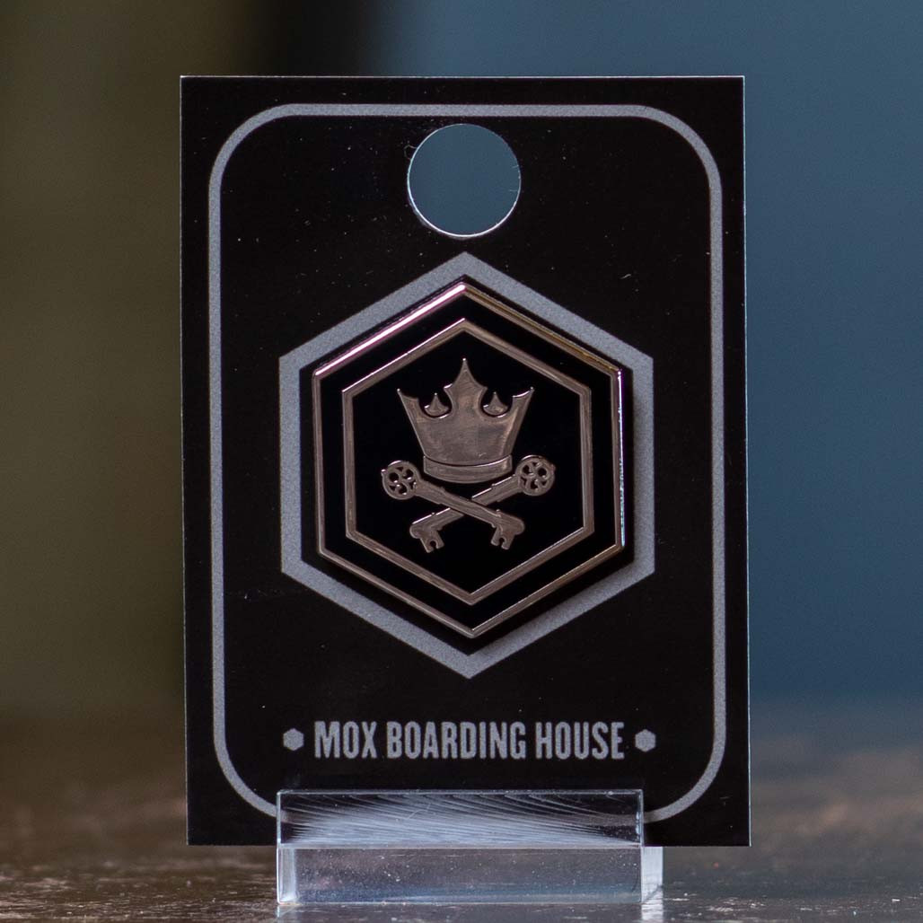 Mox Boarding House | Crown and Keys Enamel Pin