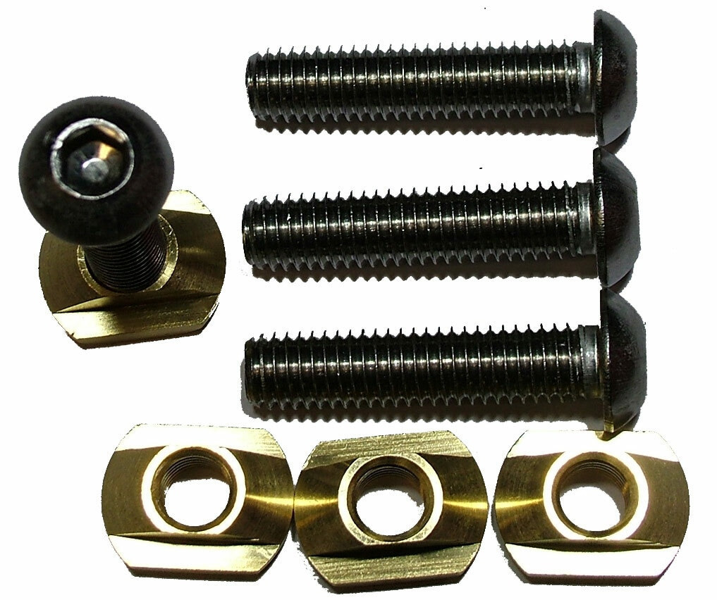 Wingfoil Mounting Screws and Plates - 24-7 Boardsports