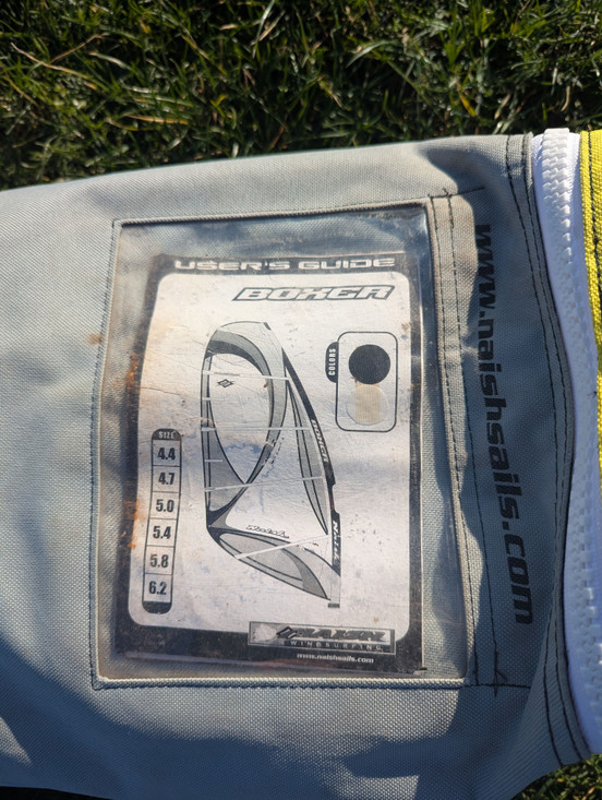 Used Naish Boxer 6.2 m windsurf sail