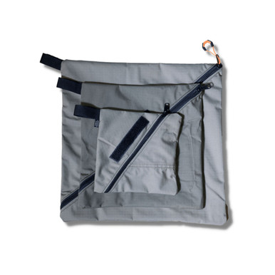 Up-Cycled Diagonal Zipping Gear Bag 3 Pack - Expedition Superstore