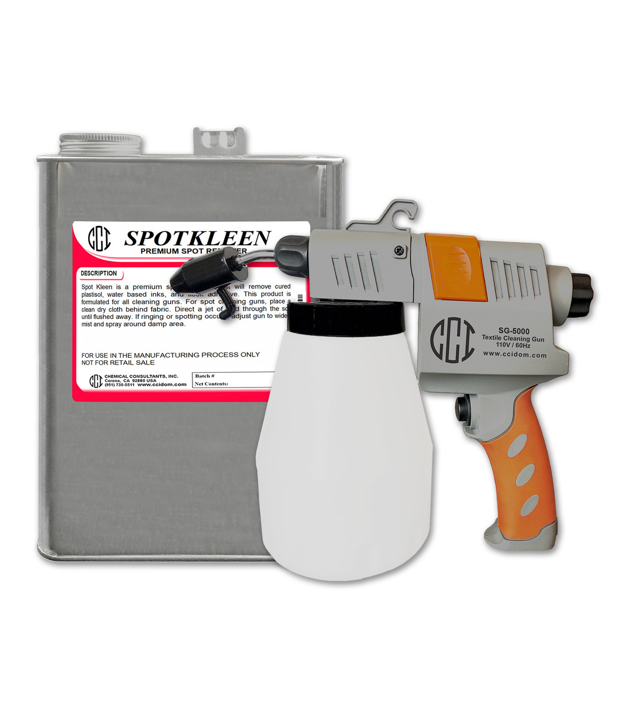 Equipment - Spot Gun & Spot Remover Stations - Chemical Consultants Inc