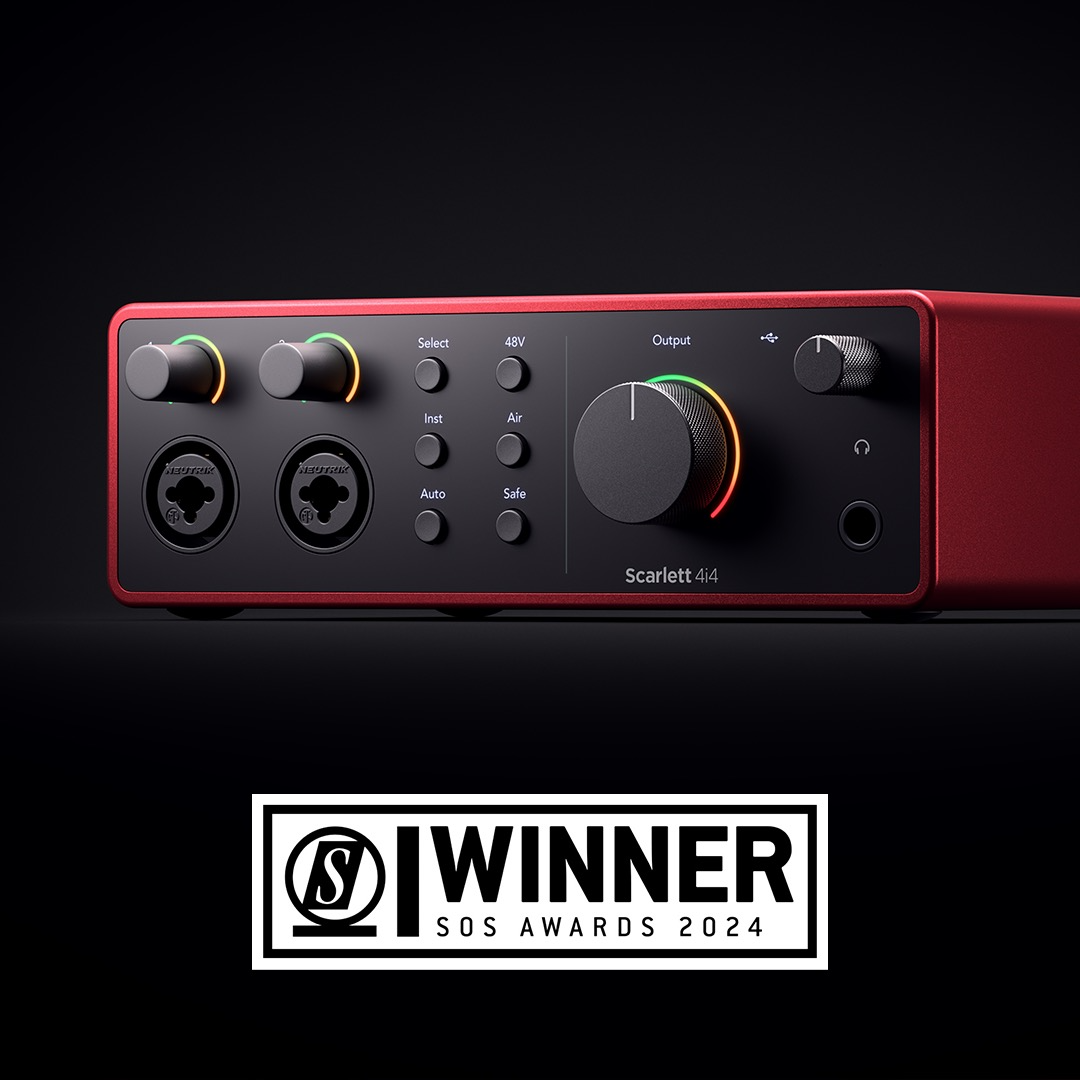Winner: Sound on Sound’s ‘Best Audio Interface’ - Focusrite