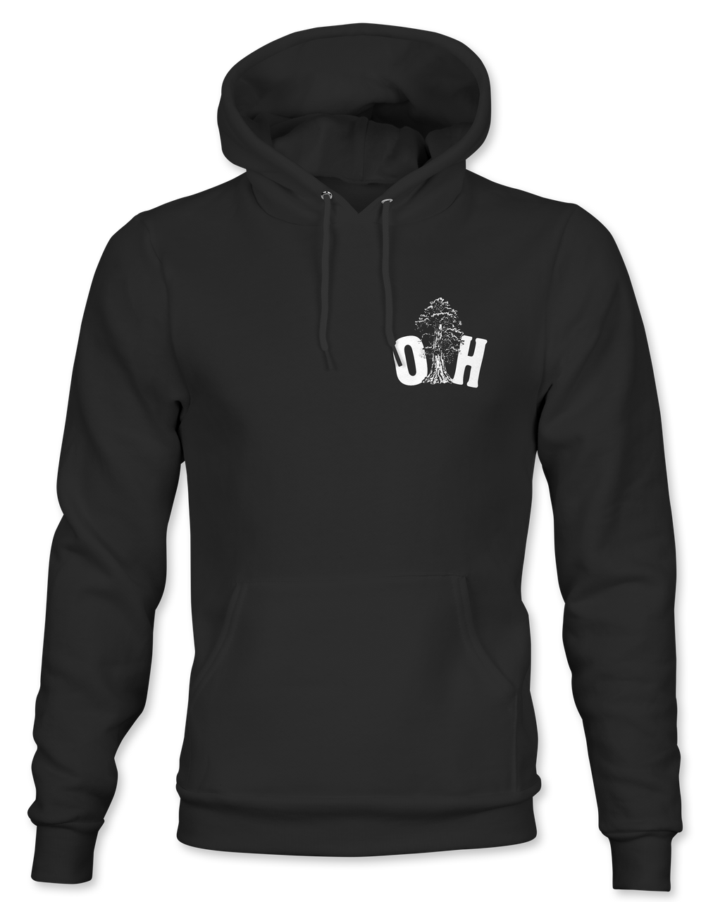 Loggers Hoodie- Black - Oliver-Hammer Clothes Shop