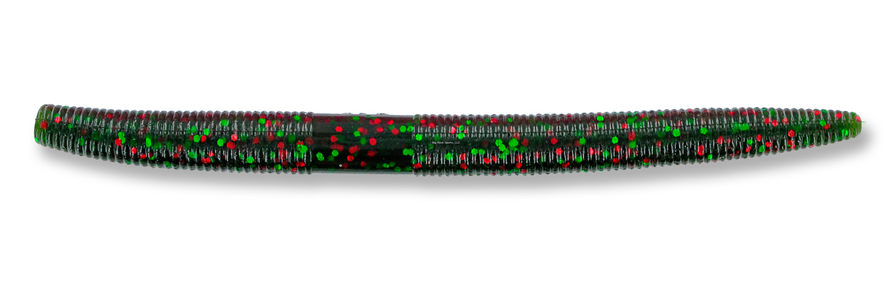 Yamamoto Senko Worm, 5", Watermelon W Red and Grn, 10 Pk - SFRC
