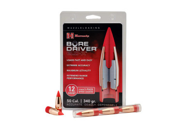 Hornady Bore Driver ELD-X Muzzleloader Bullets .50 Caliber 340 Grain ...