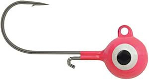 Apex Round Head Jig 1/8oz Pink, 12 Pack