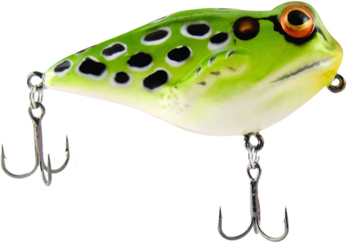 Rebel Frog-R Topwater Bait 2 3/8, 5/16 oz, Leopard Frog - SFRC