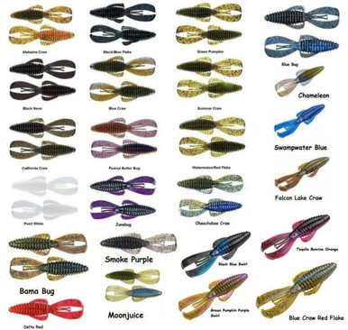 Strike King 4" Rage Bug, 7 pk