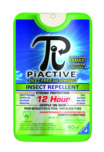 Mosquito Shield PiACTIVE Original 20% Icaridin DEET Free 12hr 40ml ...