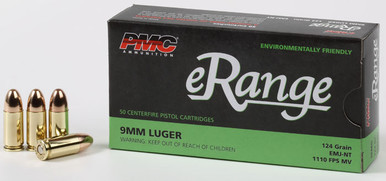 PMC 9MM Luger 124 Gr EMJ, Non-Toxic Primer, Box Of 50