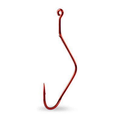 Mustad Ultrapoint Slow Death Hook, Size 4, Needle Point, Kinked/Curved ...