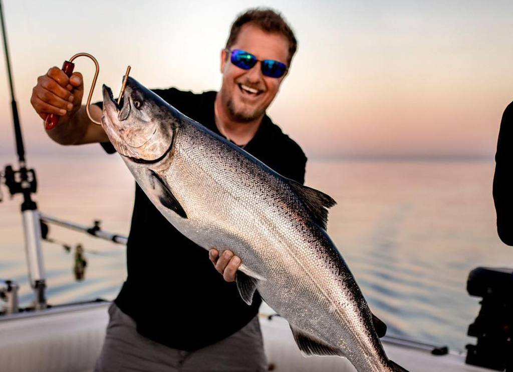 Toronto Area King Salmon Fishing - Fish Hawk Electronics