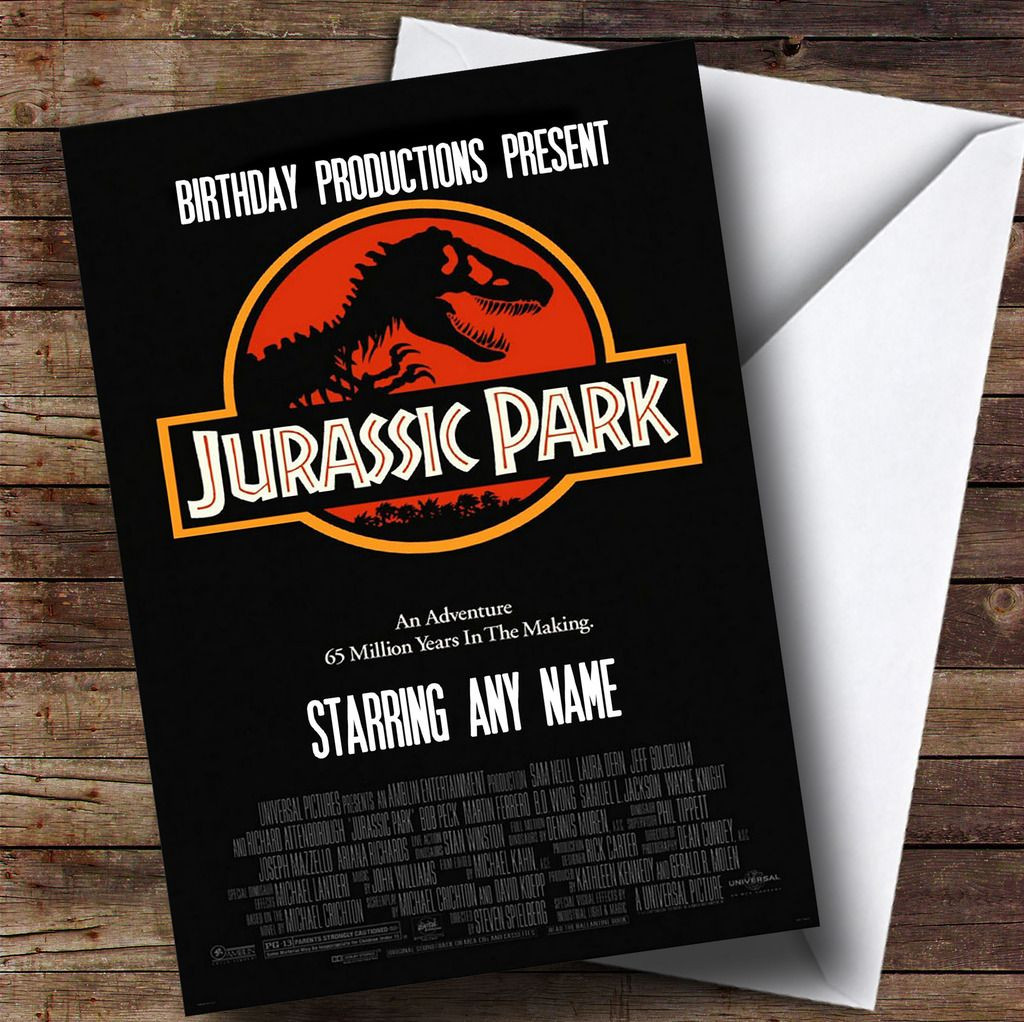 Spoof Jaws Shark Movie Poster Funny Personalised Birthday Card - The ...