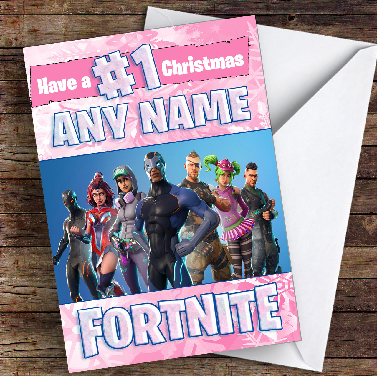 Fortnite Battle Pass Personalised Children's Birthday Card - The Card Zoo