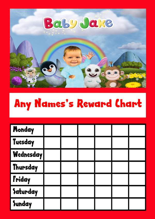 Pediatric Sticker Chart