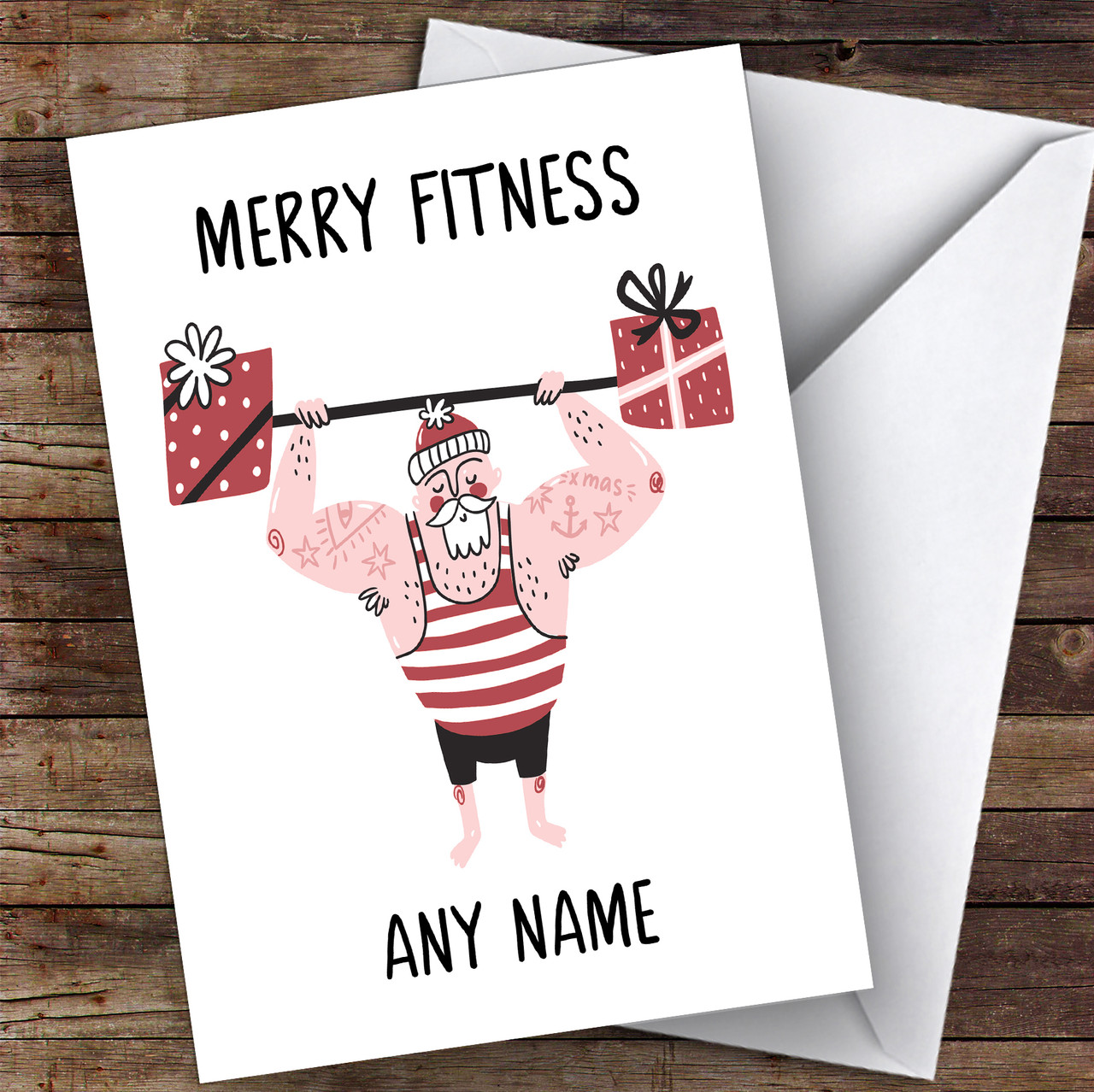 Bodybuilding Weight Lifting Gym Fitness Hobbies Personalised Christmas ...