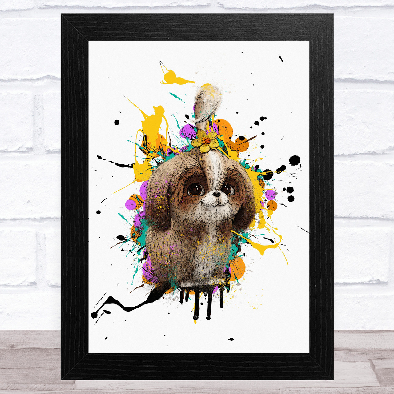 The Secret Life Of Pets Daisy Splat Children's Kid's Wall Art Print ...