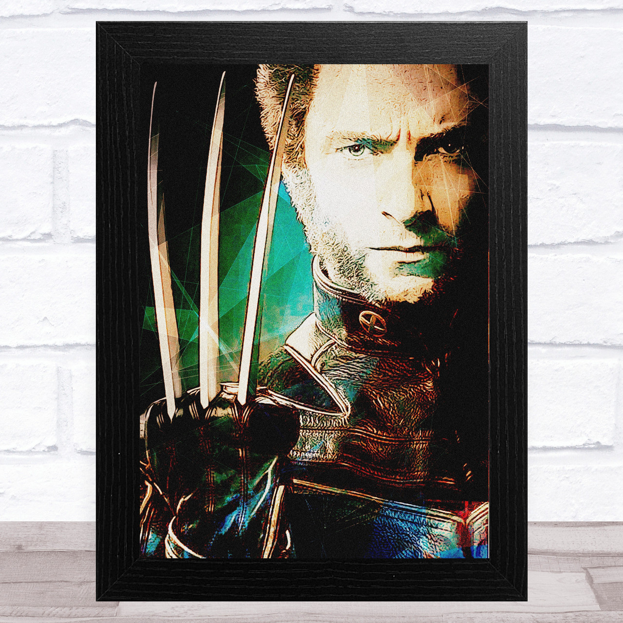 Logan The Wolverine Retro Children's Kid's Wall Art Print - The Card Zoo