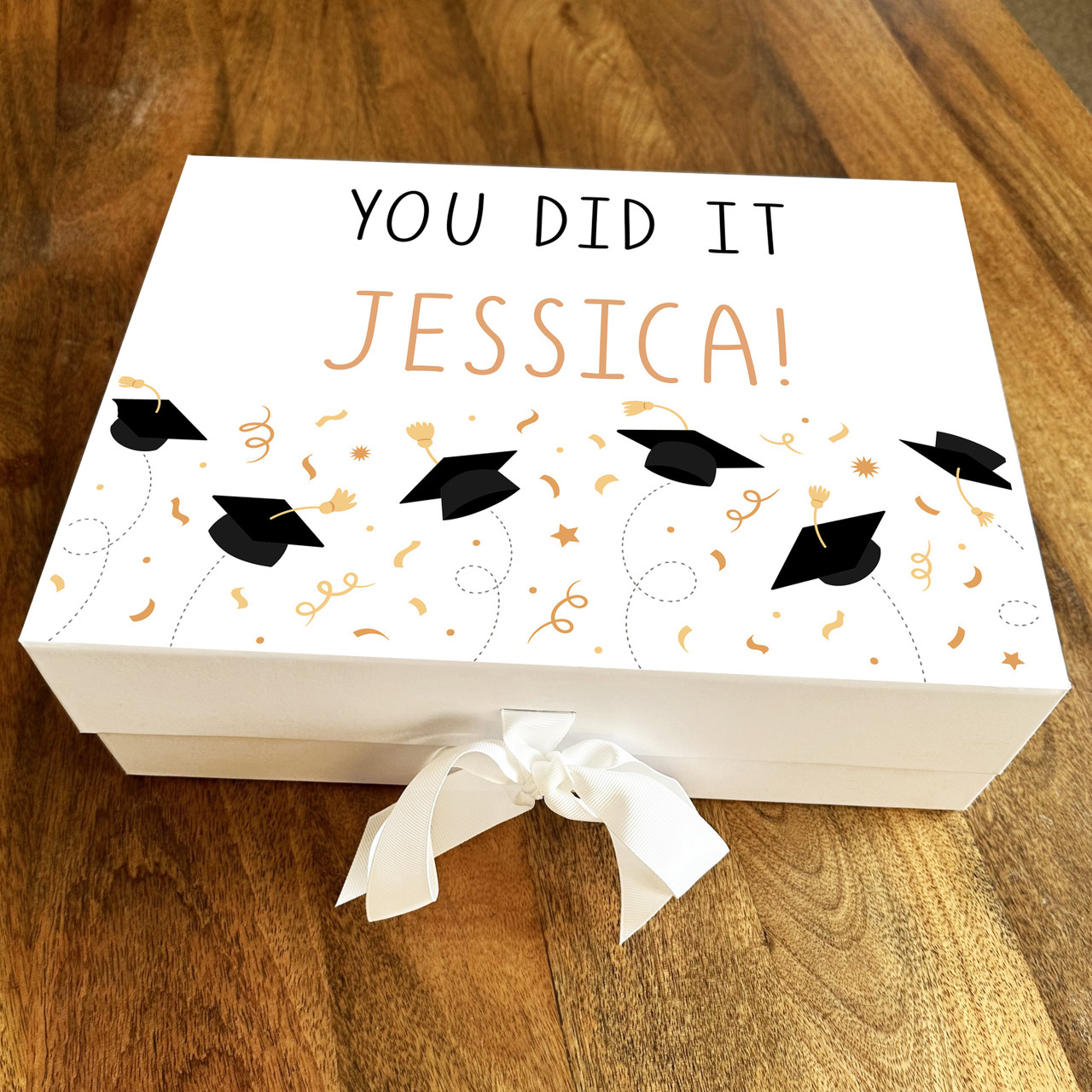 You Did It Graduate Graduation Congratulations Confetti Personalised ...