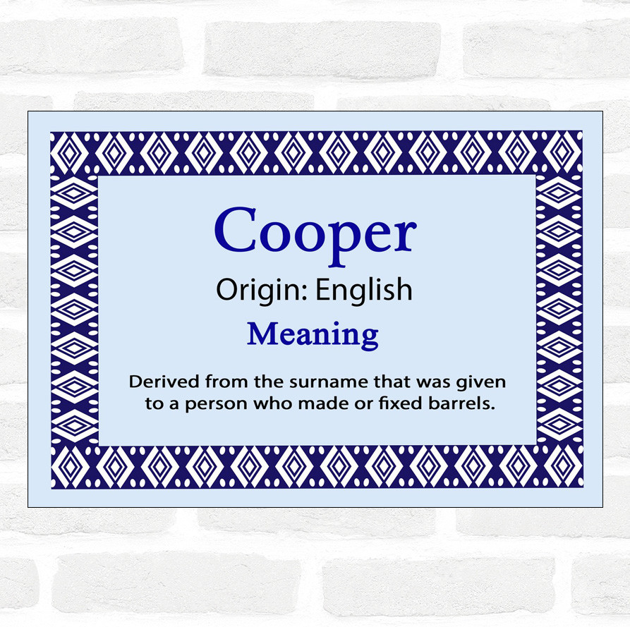 Cooper Name
