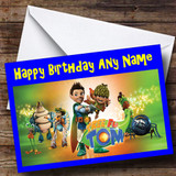 Tree Fu Tom Blue Personalised Birthday Card - The Card Zoo