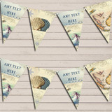 Vintage Nautical Map Sea Ship Titanic Personalised Party Bunting - The ...