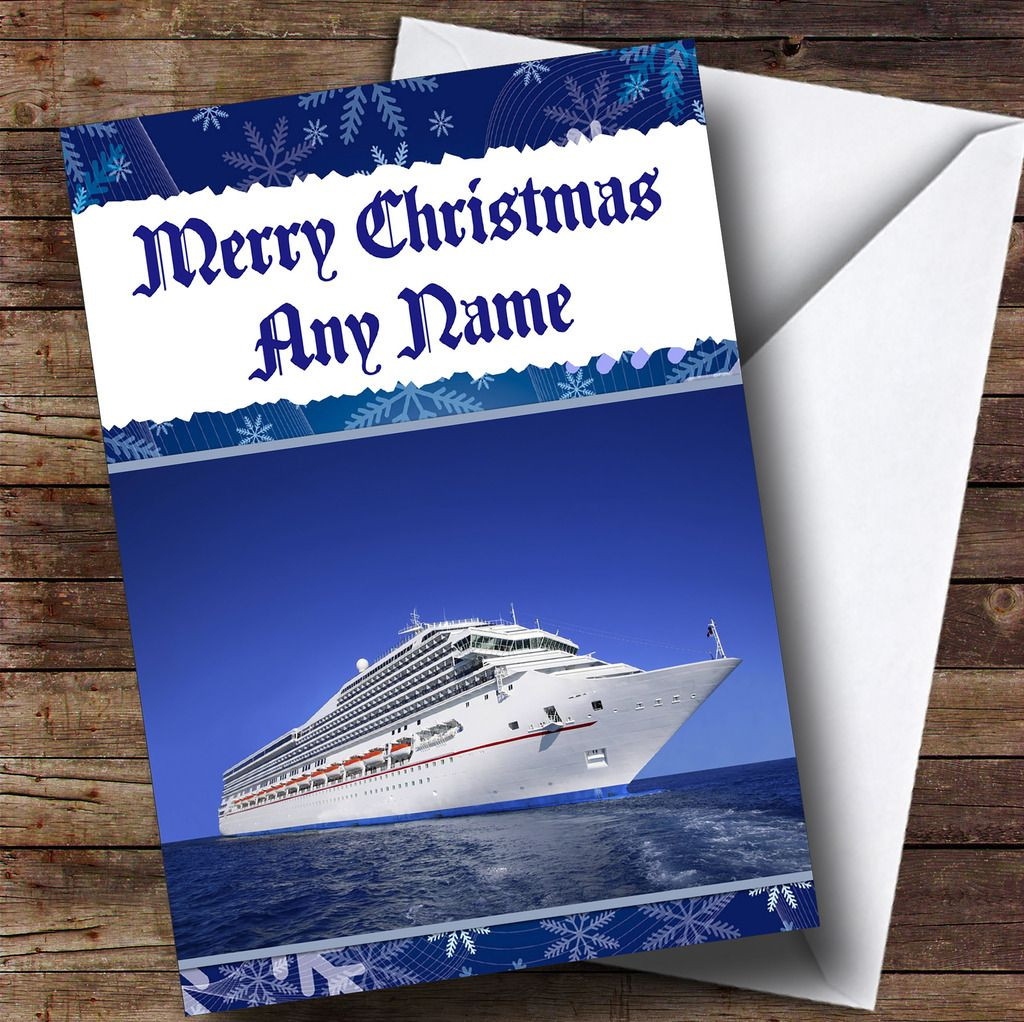 Surprise Going On A Cruise Ship Personalised Greetings Card - The Card Zoo