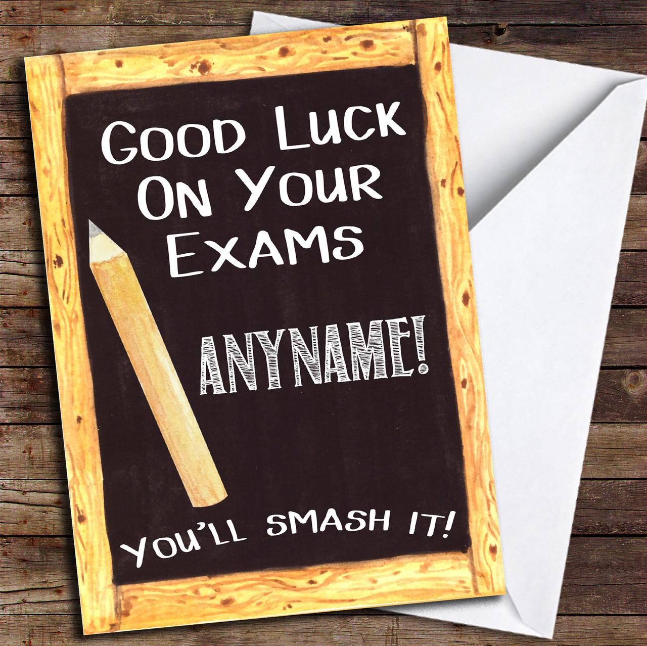 Funny Meercat Good luck Exams Personalised Good Luck Card - The Card Zoo