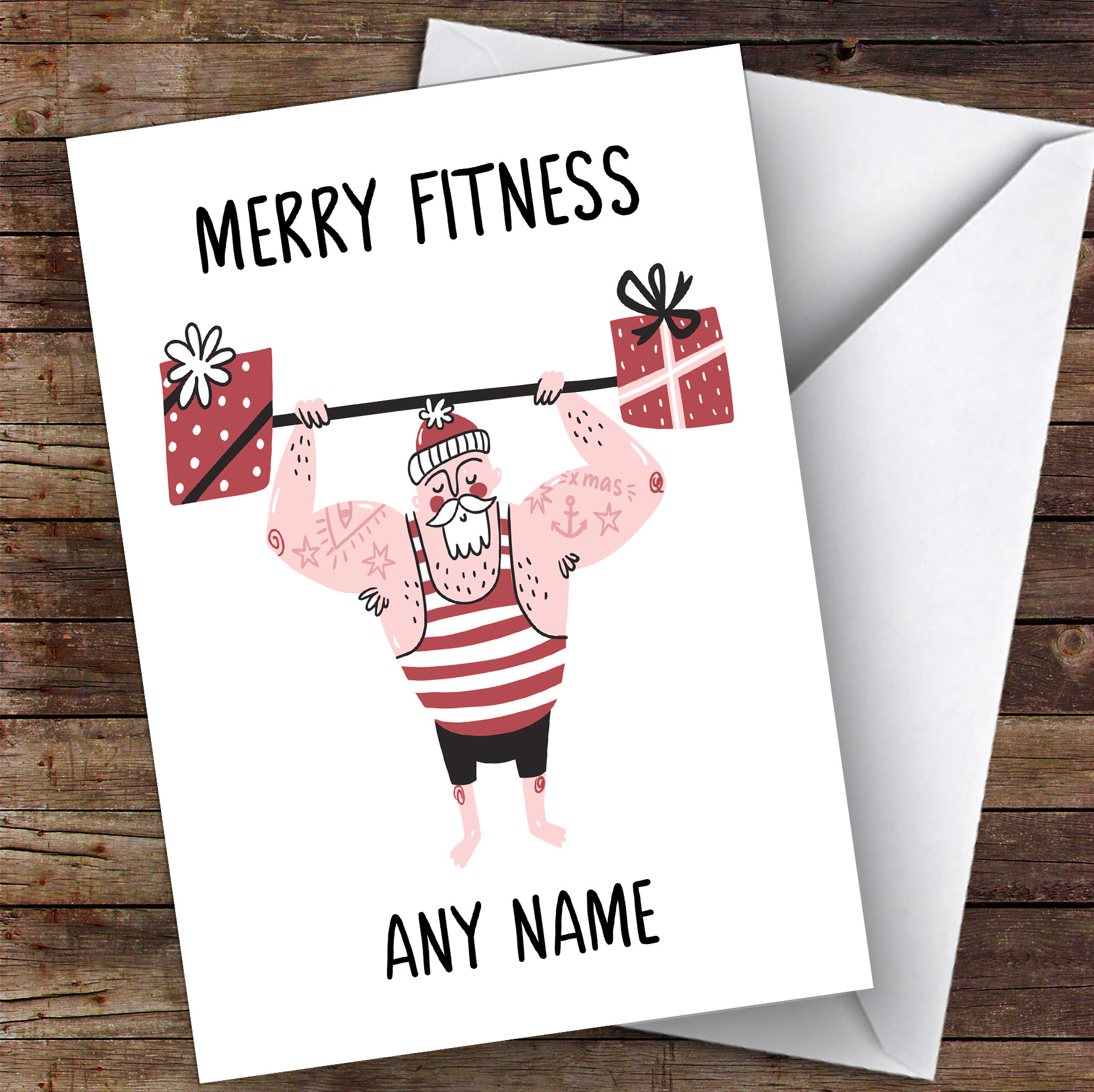 Bodybuilding Weight Lifting Gym Fitness Hobbies Personalised Christmas ...