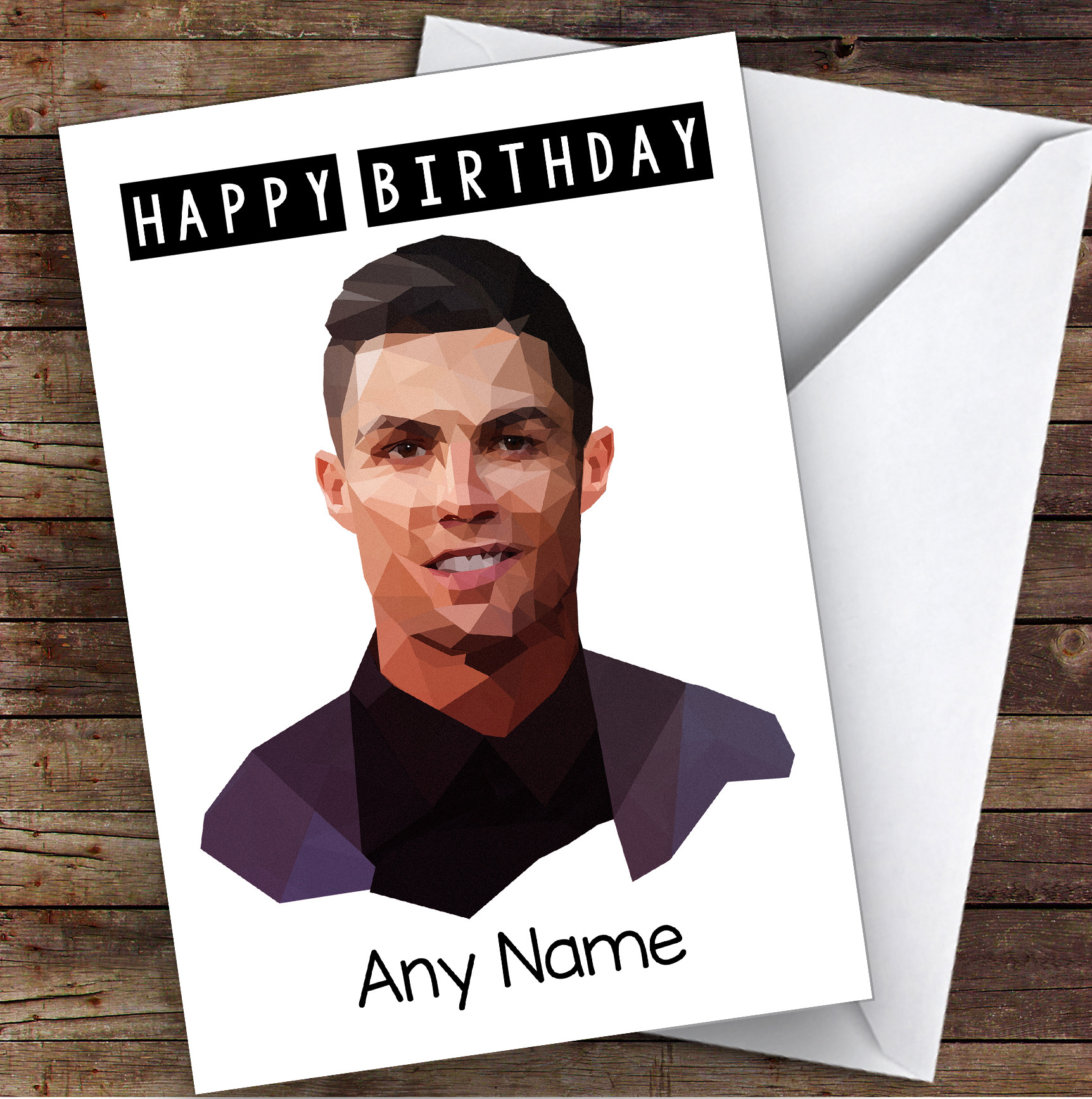 Ronaldo Personalised Birthday Card - The Card Zoo