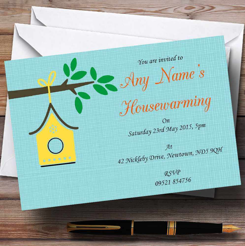 Colourful Houses Personalised Housewarming Party Invitations - The Card Zoo