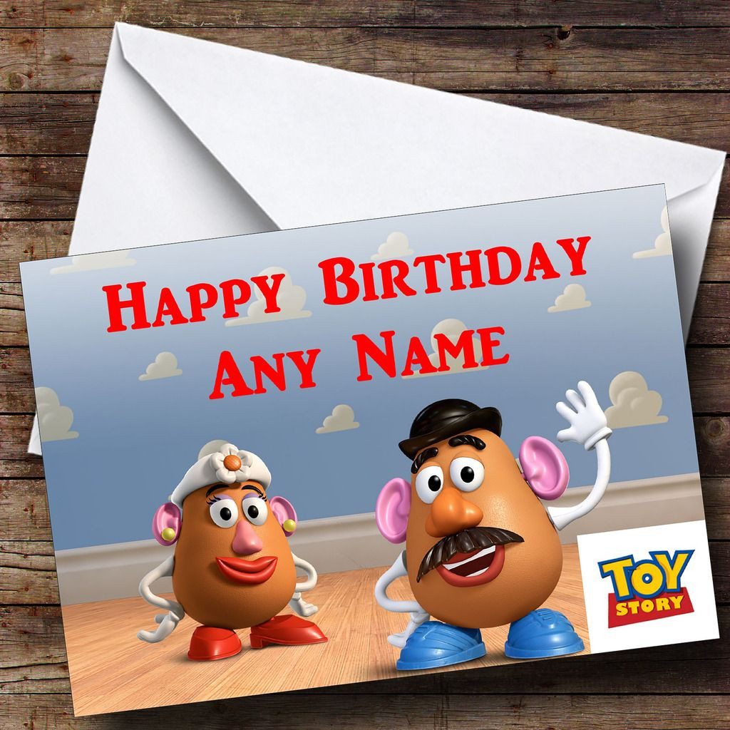Toy Story Characters Personalised Birthday Card - The Card Zoo