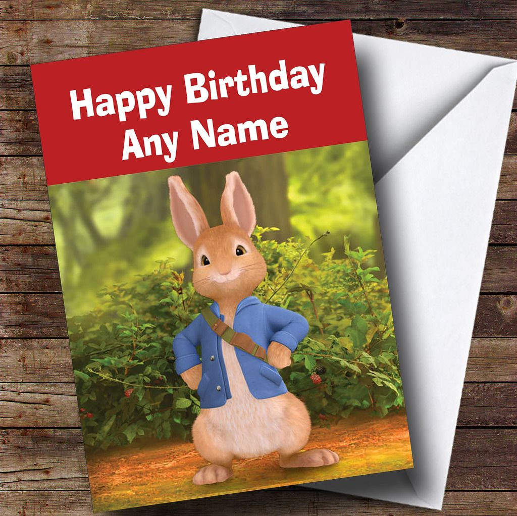 Pretty Pink Peter Rabbit Personalised Children's Birthday Bunting - The ...